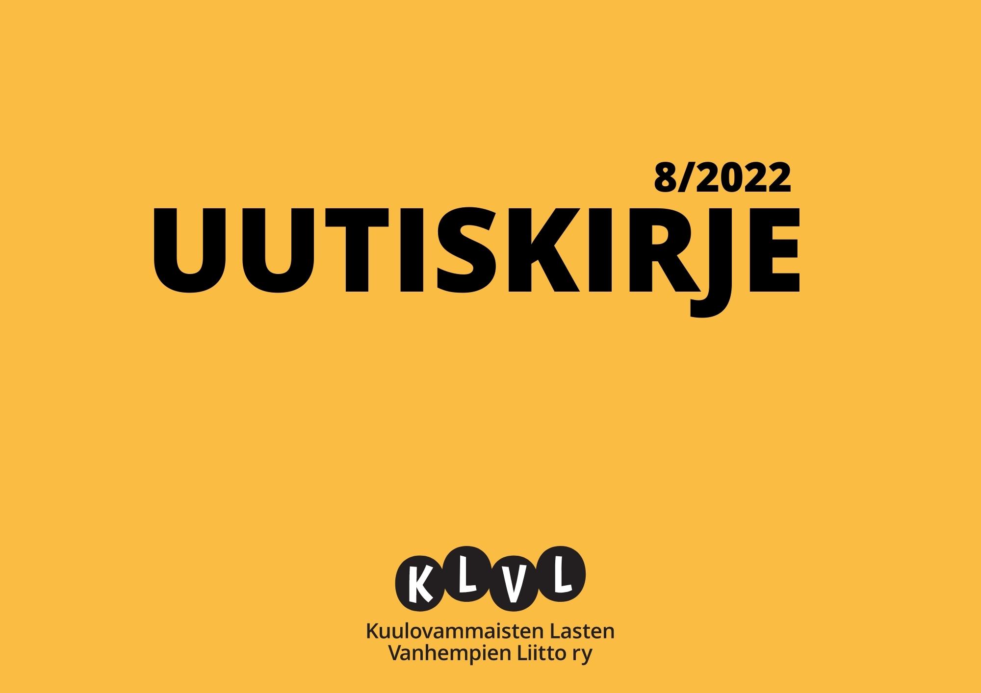 Elokuun uutiskirje on julkaistu · KLVL